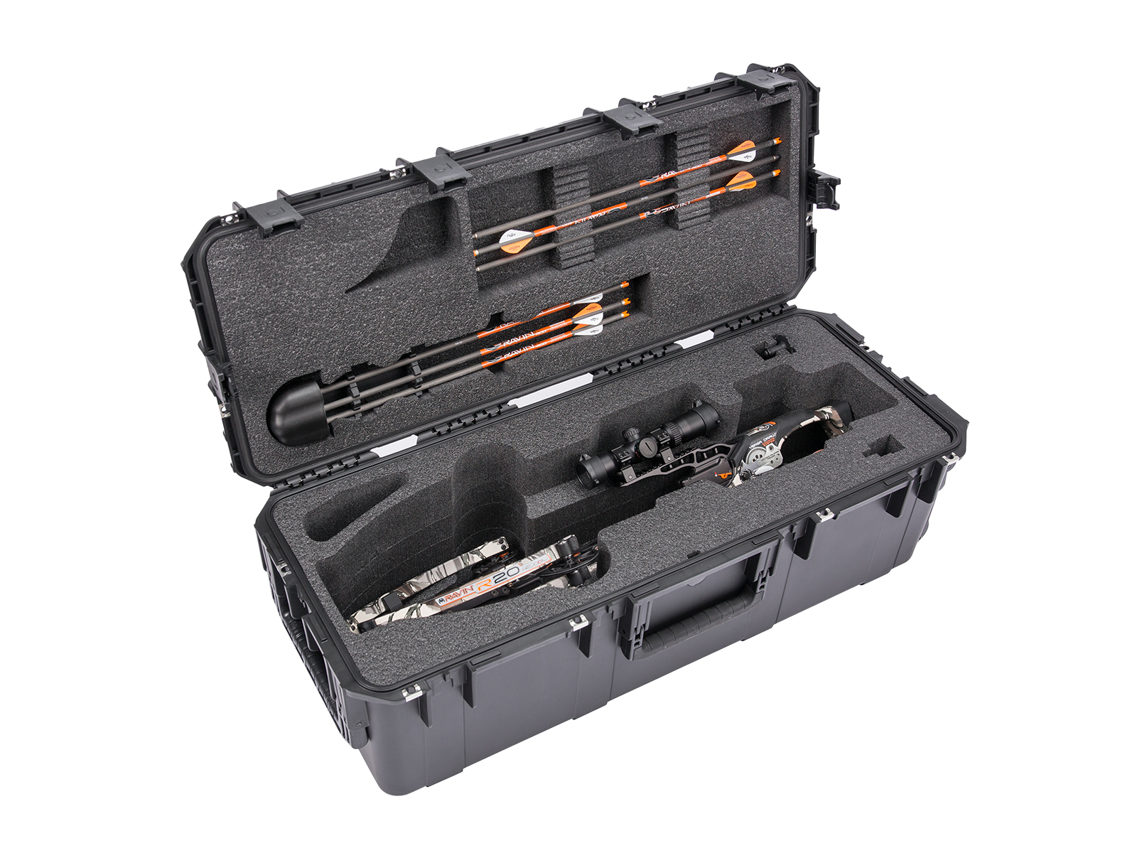 SKB iSeries 3613-12 Waterproof Case - Black - Ultimate Crossbow Inlay